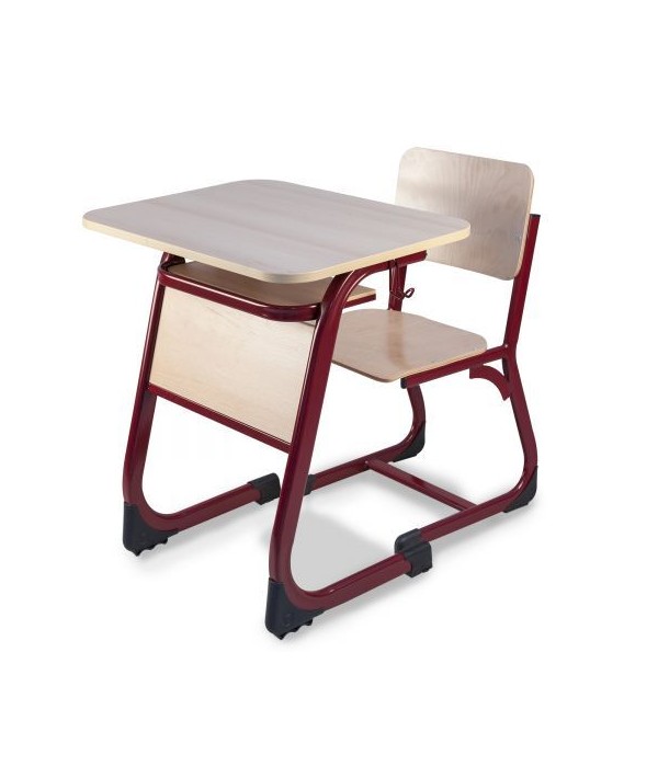 Banca individuala fixa cu scaun – EDEN - mobilier scolar - mobilier ...