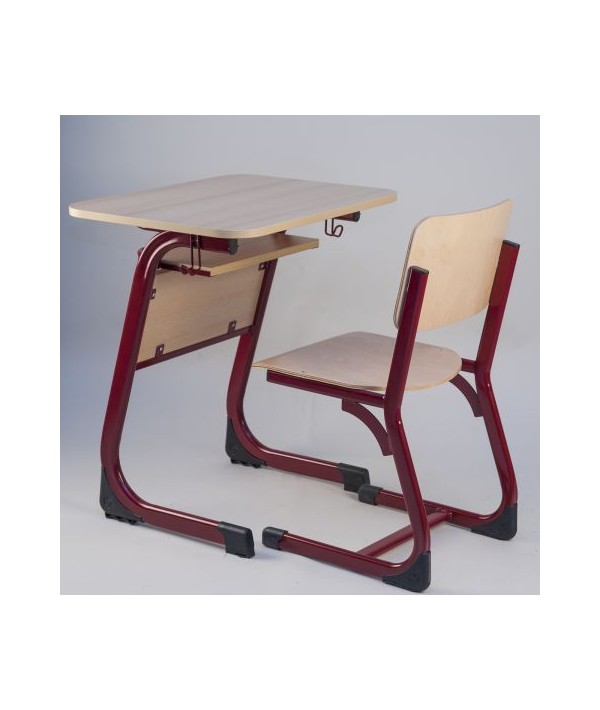 Banca individuala fixa cu scaun – EDEN - mobilier scolar - mobilier ...