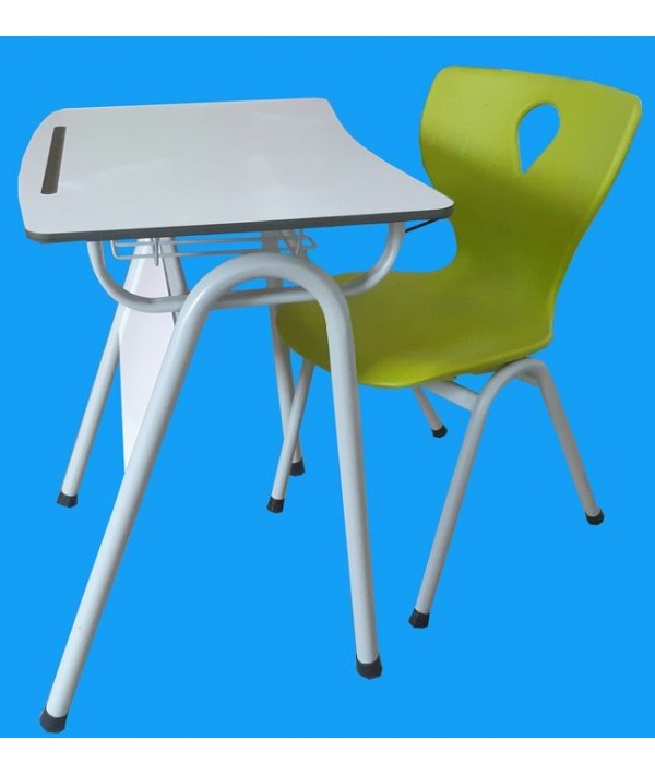 Banca individuala fixa cu scaun – EDA-G - mobilier scolar - mobilier ...