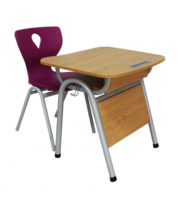 Banca individuala fixa cu scaun – EDA-G - mobilier scolar - mobilier ...